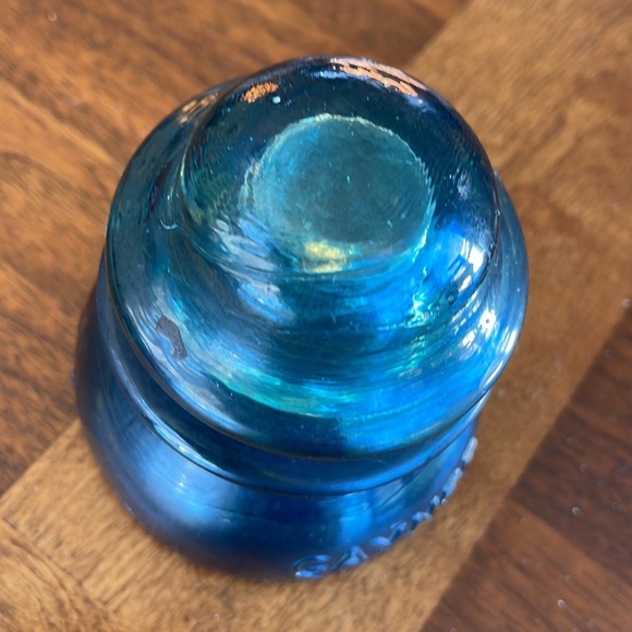 Gayner Glass | Accents | Vintage Teal Green Gayner Glass Telegraph ...